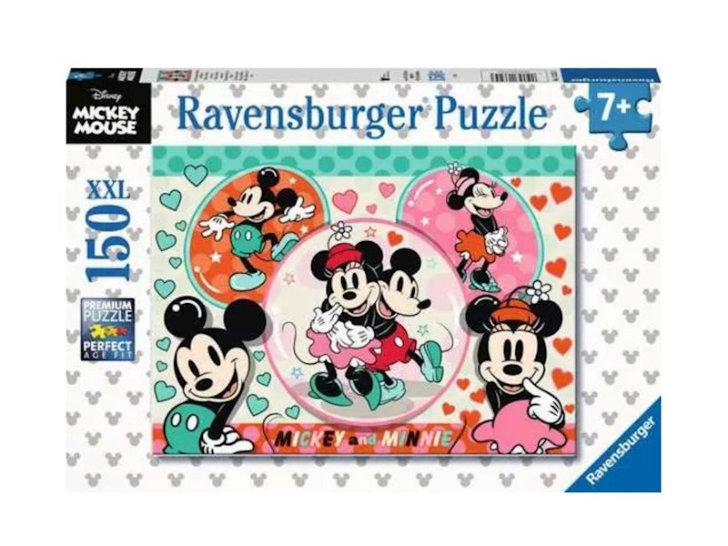 Ravensburger Puzzle Unser Traumpaar Mickey und Minnie Anz. Teile: 150 ...